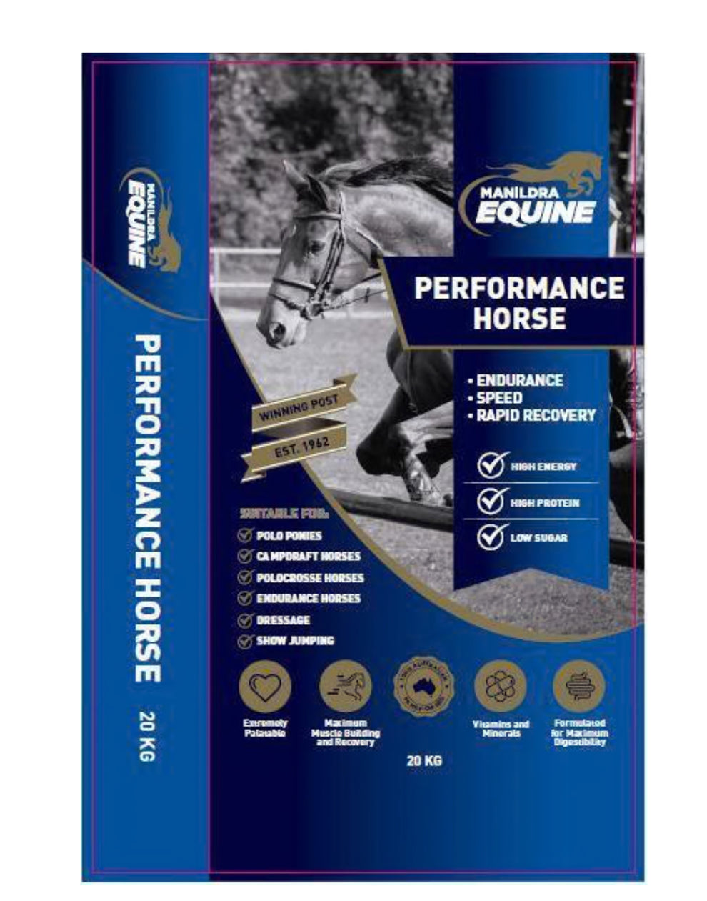Manildra - Amplified Performance Horse Pellets 20kg – Bundara Park ...